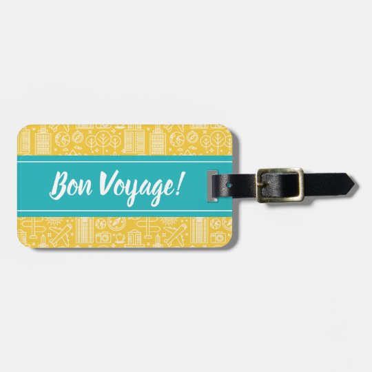 Bon Voyage Travel Luggage Tag | Zazzle.com