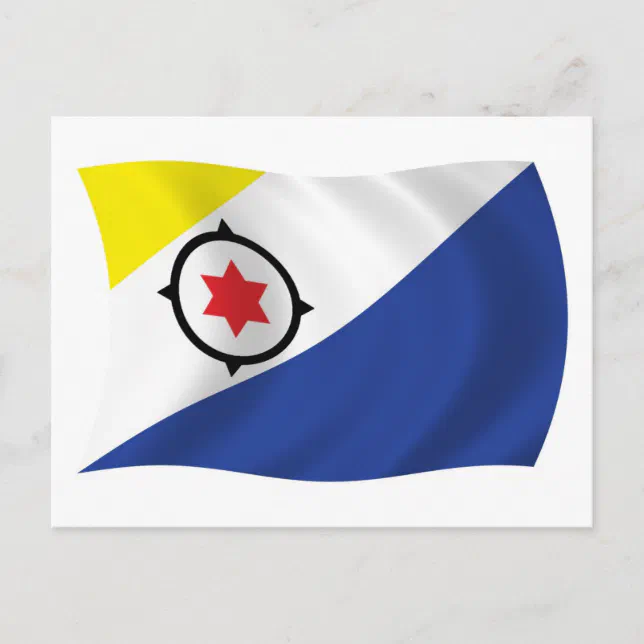 Bonaire Flag Postcard | Zazzle
