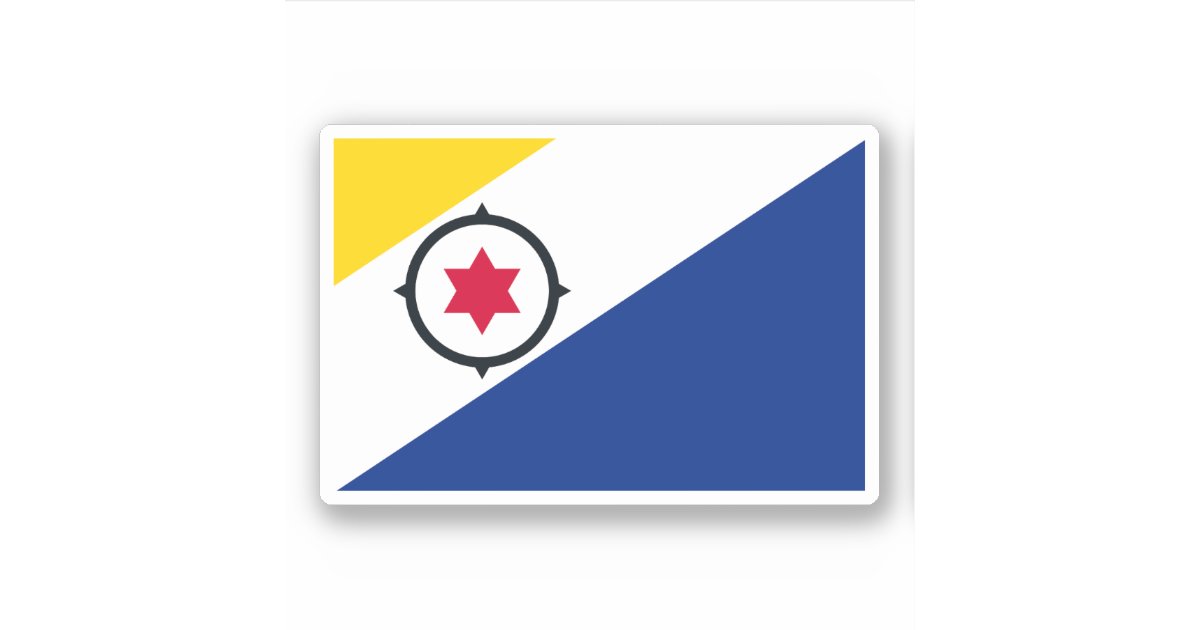Bonaire Flag Sticker | Zazzle