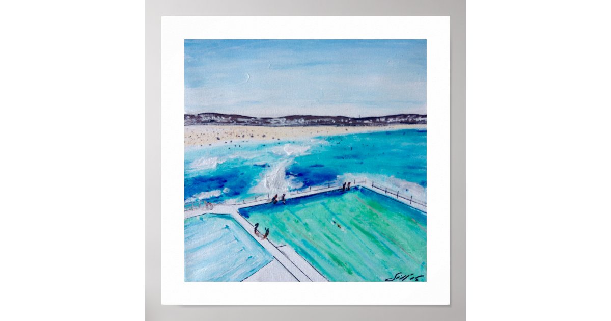 Bondi Hues Poster | Zazzle