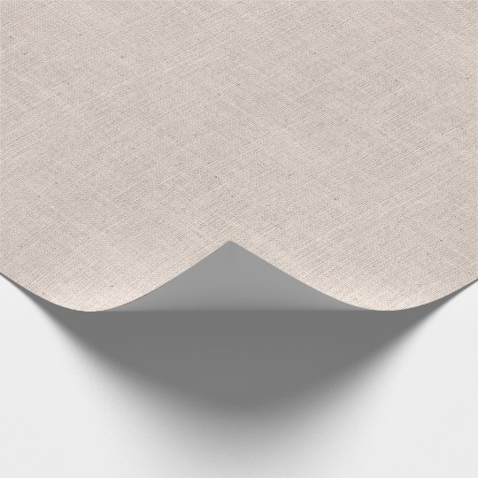 Bone Colored Burlap Texture Wrapping Paper | Zazzle.com