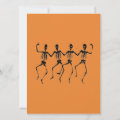 Bone Rattling Skeletons Halloween Party Invitation | Zazzle
