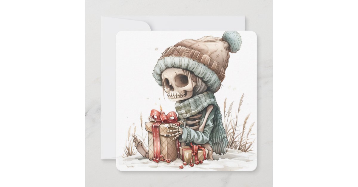 Bone to Be Merry Holiday Card | Zazzle