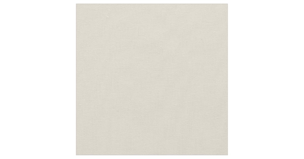 Bone White Solid Color Fabric | Zazzle