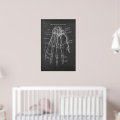 Bones of the Left-Hand Palmar Surface Anatomy Poster | Zazzle