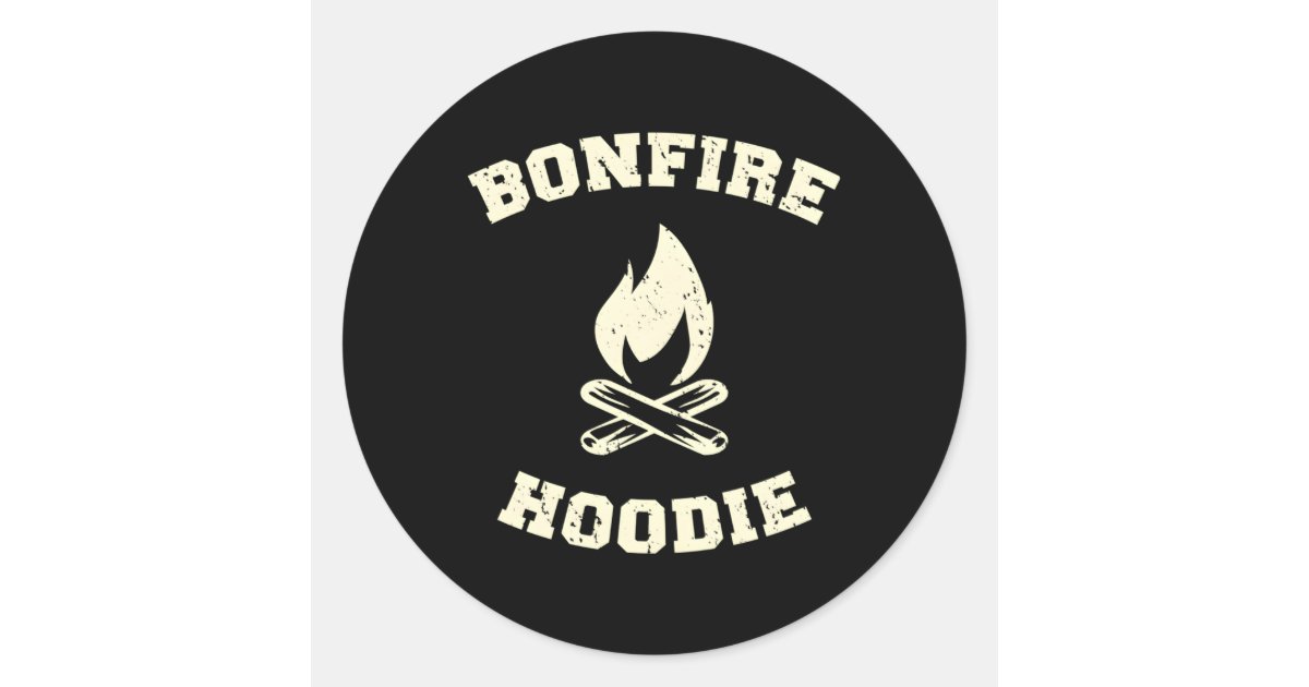 Bonfire Classic Round Sticker | Zazzle