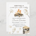 Bonfire S'more Fun Baby Shower Invitation | Zazzle