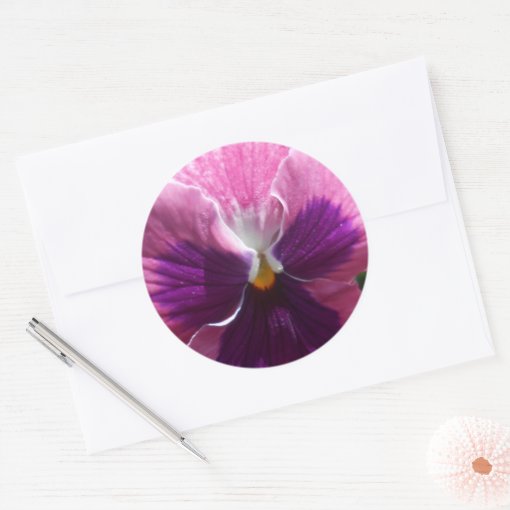 Bonheur Classic Round Sticker | Zazzle
