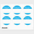 Bonjour je m'appelle French hello tag | Zazzle
