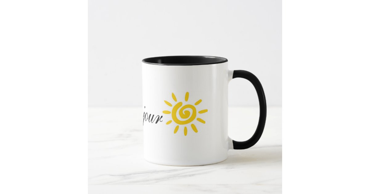 Bonjour Mug | Zazzle