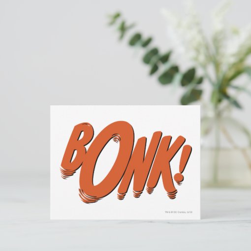 BONK! POSTCARD | Zazzle