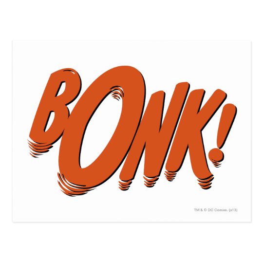BONK! POSTCARD | Zazzle.com