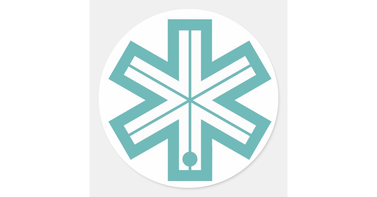 Bonna Ski Logo Classic Round Sticker | Zazzle