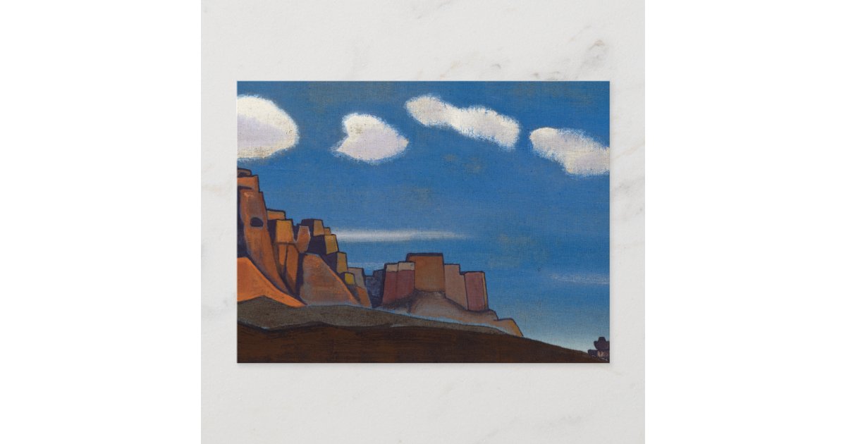 Bonpo Stronghold, 1933 by Nicholas Roerich Postcard | Zazzle
