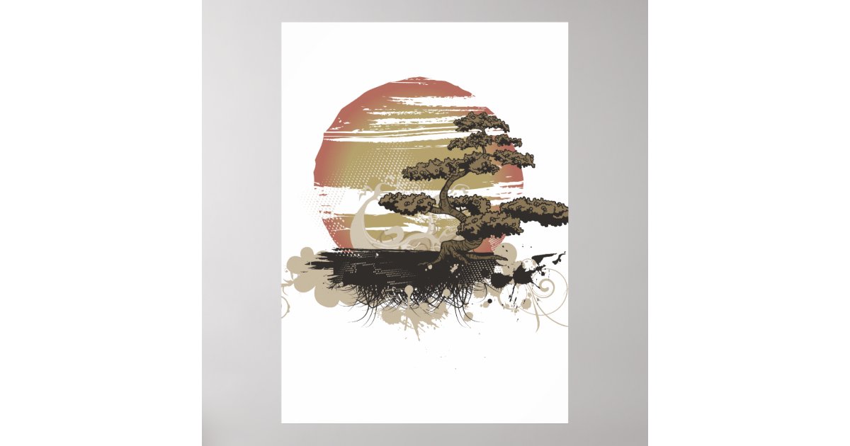 Bonsai Tree Poster | Zazzle