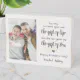 BONUS DAD Poem Personalized Photo Father's Day Wooden Box Sign | Zazzle