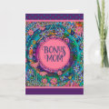 Bonus Mom Floral Pretty Unique Mother’s Day Card | Zazzle