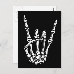 Bony Rock Hand Postcard | Zazzle