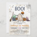 Boo! 1st Birthday Party Halloween Invitation | Zazzle