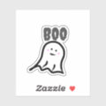 Boo! Blushing Ghost Cute Halloween Sticker | Zazzle