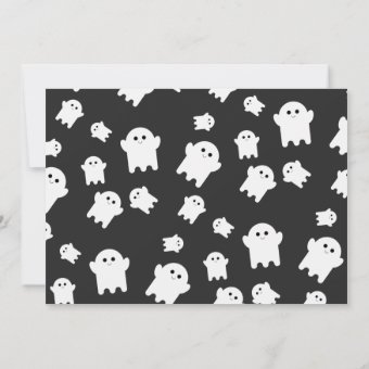 Boo Cute Ghost Halloween Photo Card | Zazzle