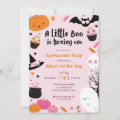 Boo First Birthday Our Little Boo Is Turning One Invitation | Zazzle