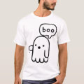 Boo Ghost Thumbs Down-Ghost Of Disapproval meme-T- T-Shirt | Zazzle