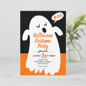 Boo - Halloween Party Invitation | Zazzle