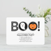 Boo! Halloween Party Invitation | Zazzle