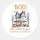 Boo! Happy Halloween sticker | Zazzle