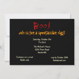Boo! Invitation | Zazzle