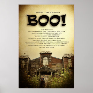 Boo Posters | Zazzle