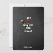 Boo On Halloween Booze And Boo's Cocktail Party Invitation | Zazzle