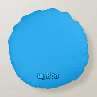 Boo Round Pillow | Zazzle