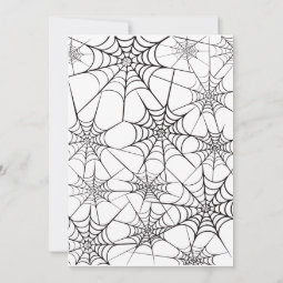 Boo Spider Web Halloween Party Invitation | Zazzle