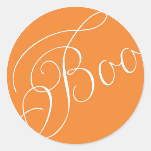 Boo! Sticker | Zazzle