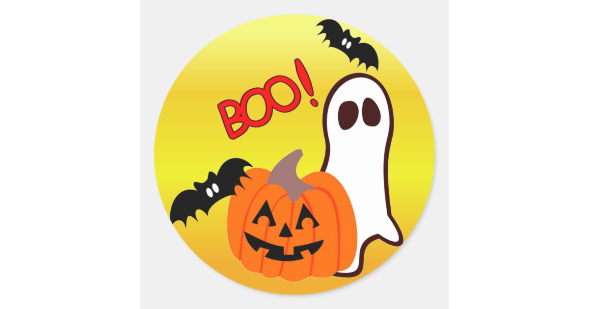 Boo Sticker | Zazzle