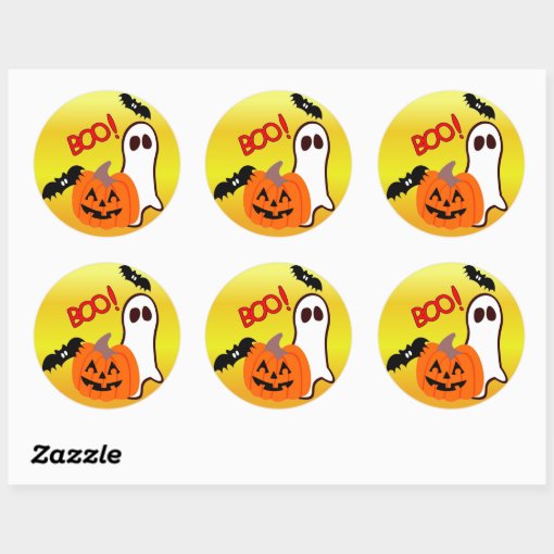 Boo Sticker | Zazzle