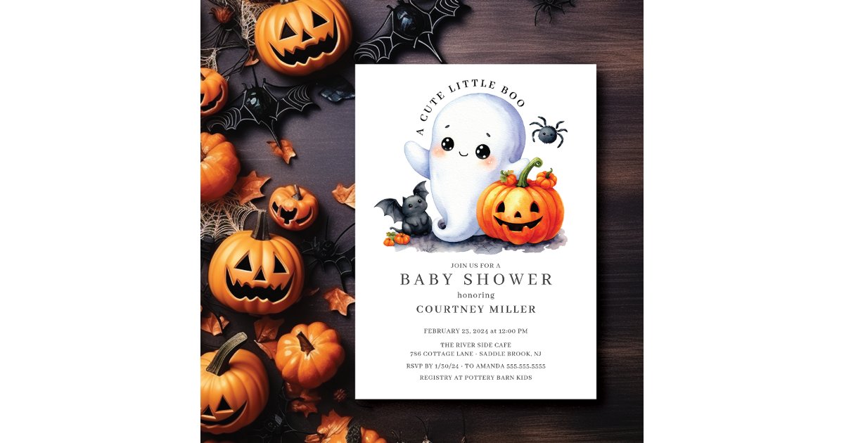 Boo-tiful Baby Shower Invitation | Zazzle