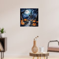 Boo-tiful Halloween Night Poster | Zazzle