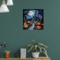 Boo-tiful Halloween Night Poster | Zazzle