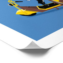 Boogie on Cushman Poster | Zazzle