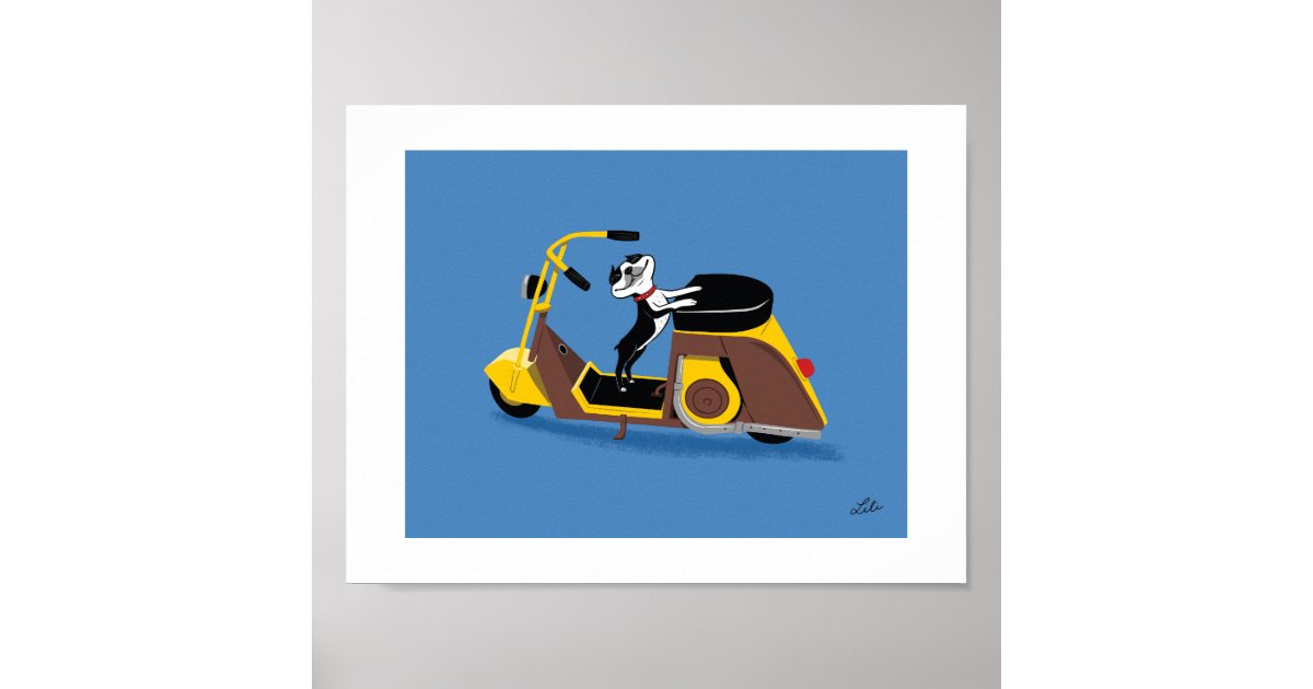 Boogie on Cushman Poster | Zazzle