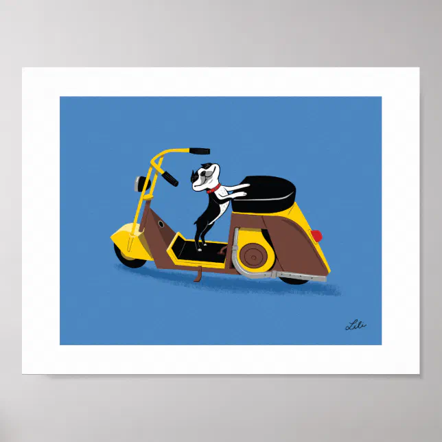 Boogie on Cushman Poster | Zazzle