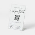 Book Appointment QR Code Business Pedestal Sign | Zazzle