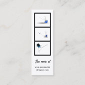 Book author promotional swag amazing bookmark mini business card | Zazzle