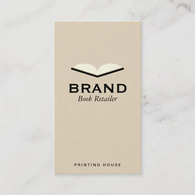 Book Business Card | Zazzle
