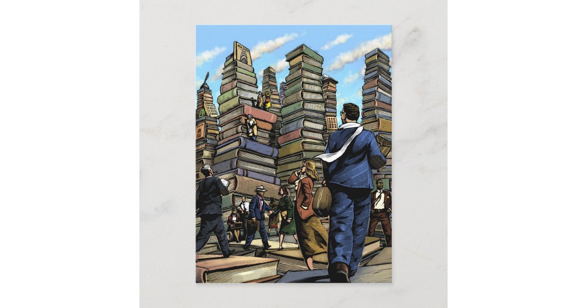 Book City Postcard | Zazzle