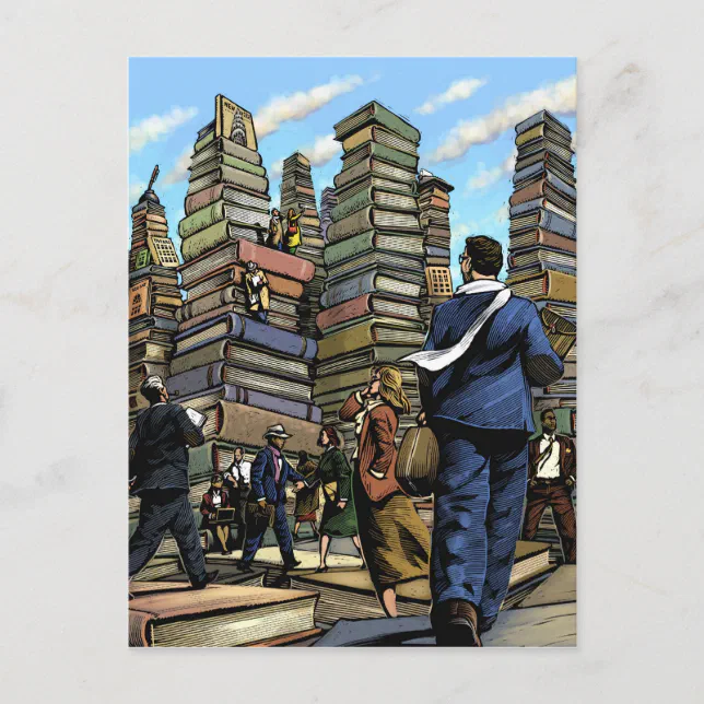 Book City Postcard | Zazzle
