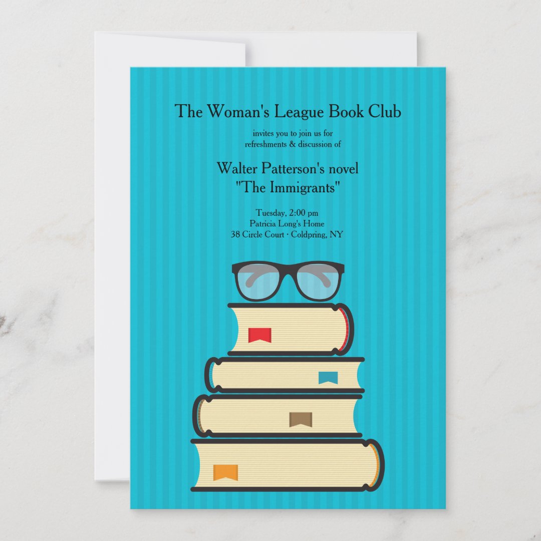 Book Club Invitation | Zazzle